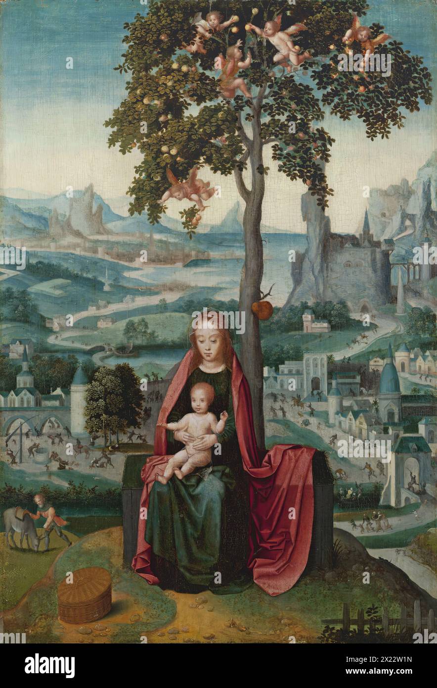 The Rest on the Flight into Egypt, 1540 Stock Photo - Alamy