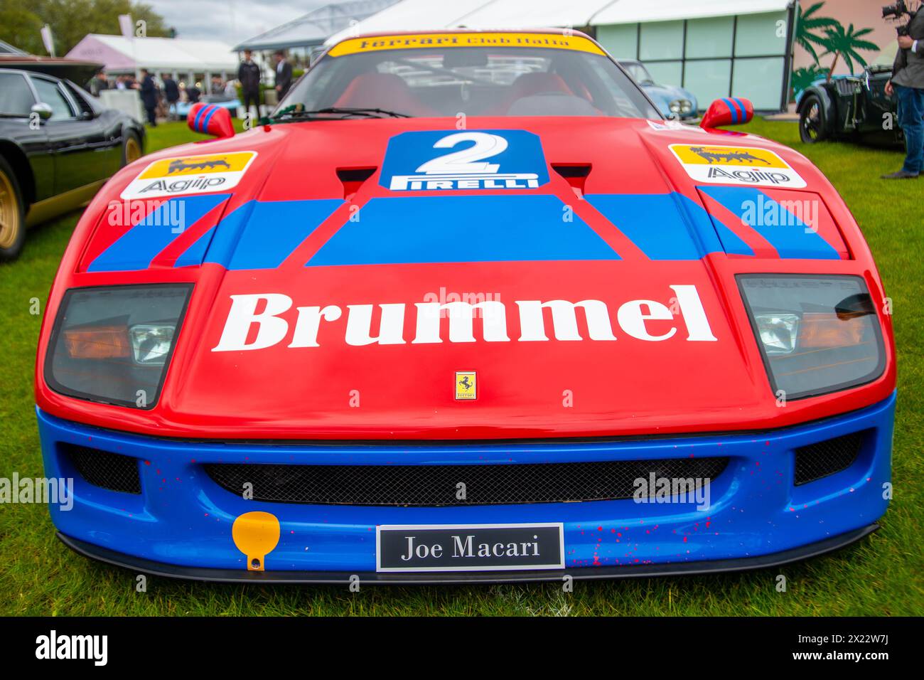 London, UK. 19th Apr, 2024. Record Gathering of Aston Martin Valkyries ...