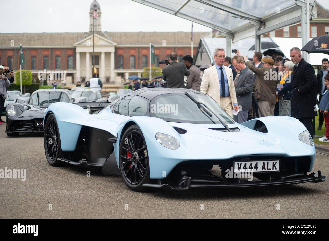 London, UK. 19th Apr, 2024. Record Gathering of Aston Martin Valkyries ...