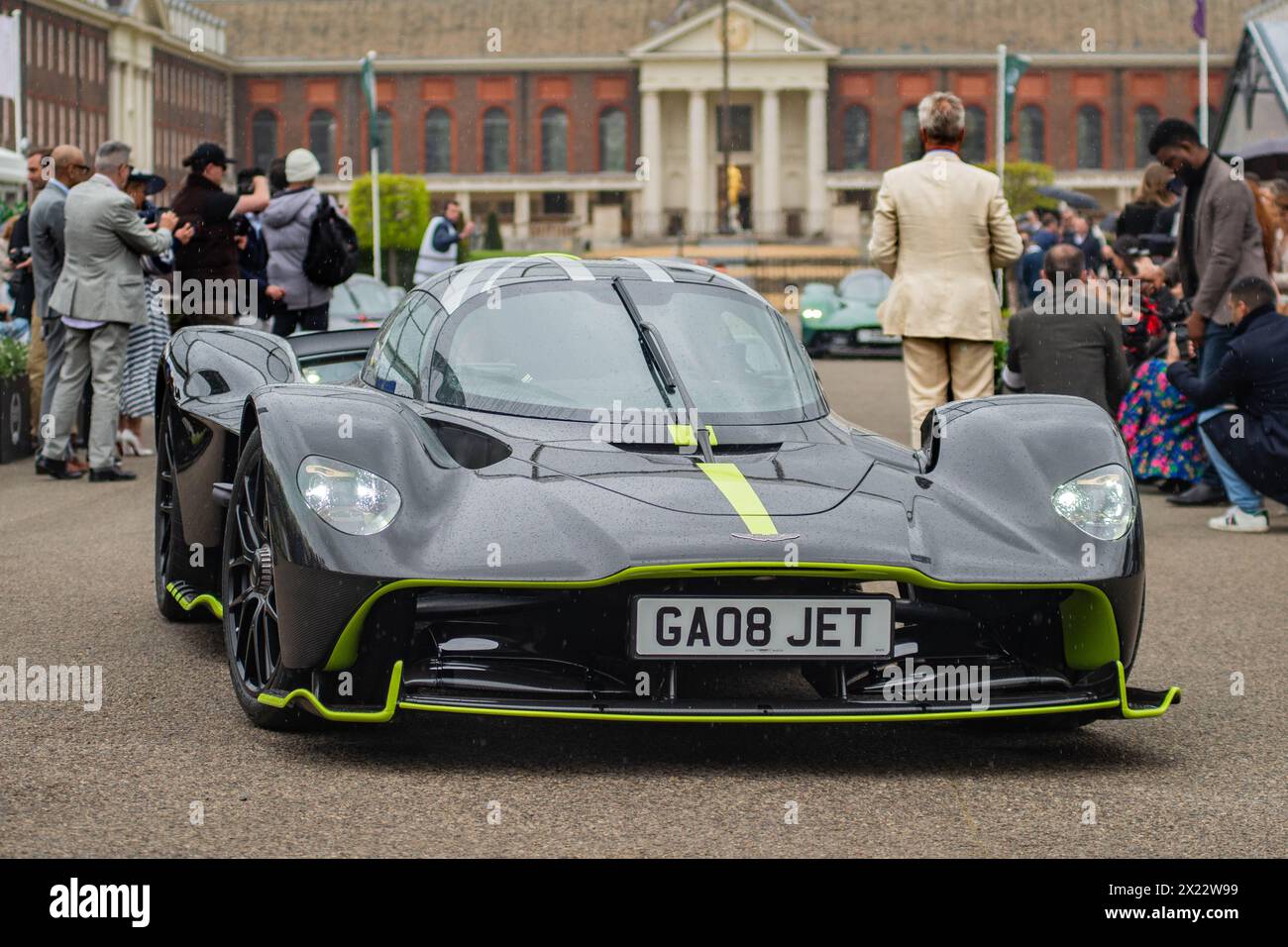London, UK. 19th Apr, 2024. Record Gathering of Aston Martin Valkyries ...