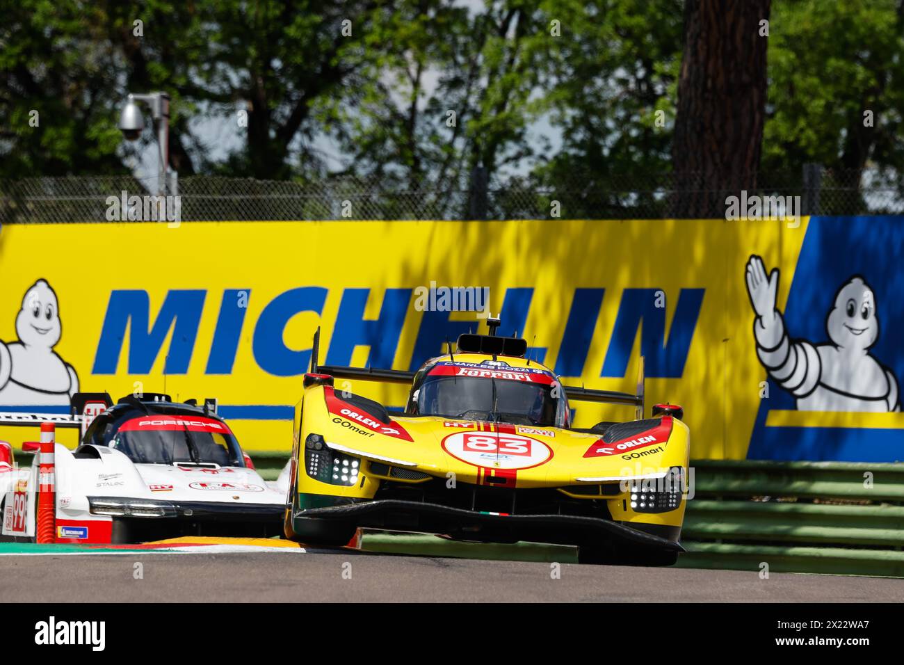 Imola, Italy. 19th Apr, 2024. Imola, Italie. 19th Apr, 2024. 83 KUBICA ...