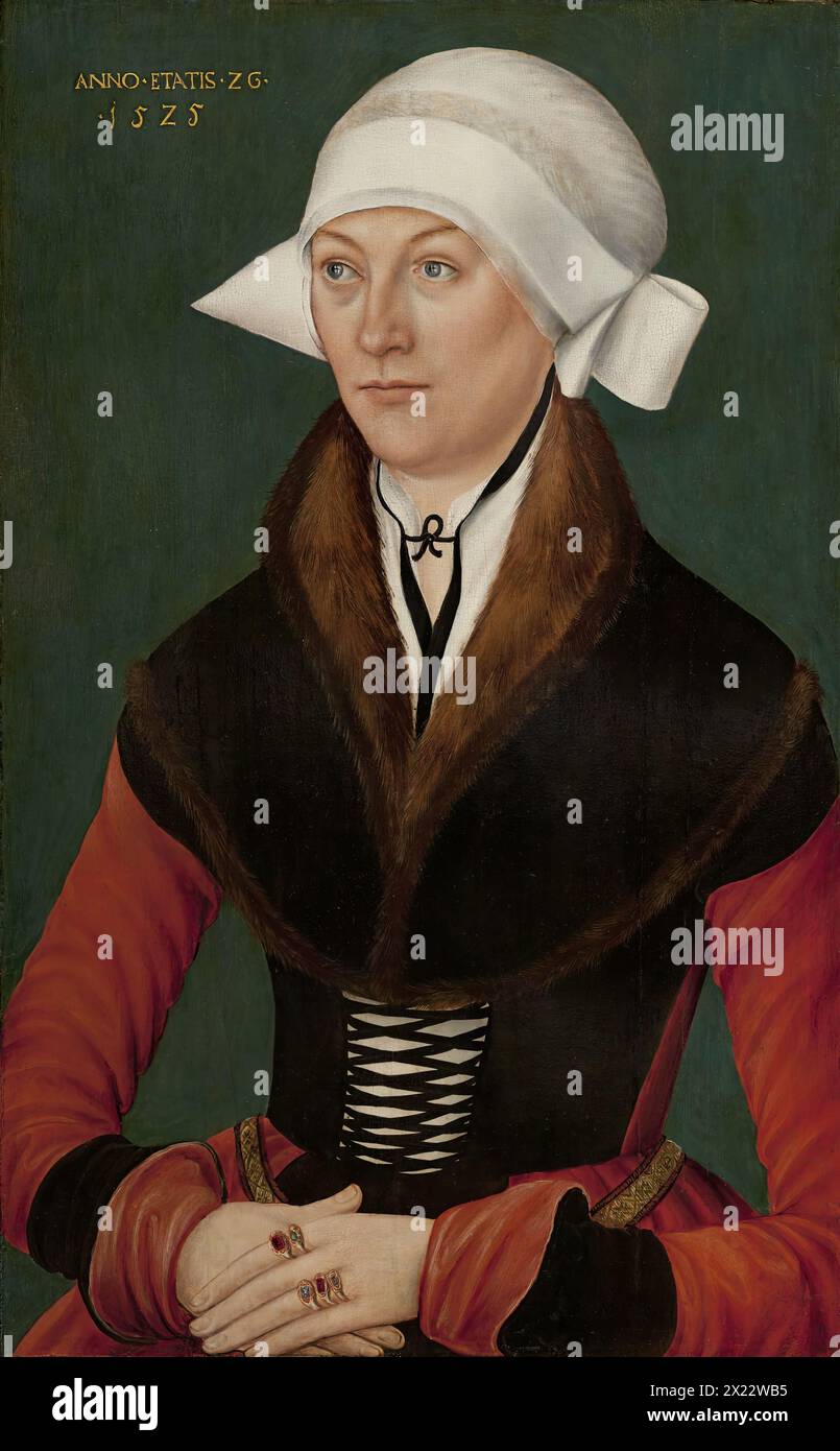 Portrait of a Woman aged Twenty-six, 1525 Stock Photo - Alamy