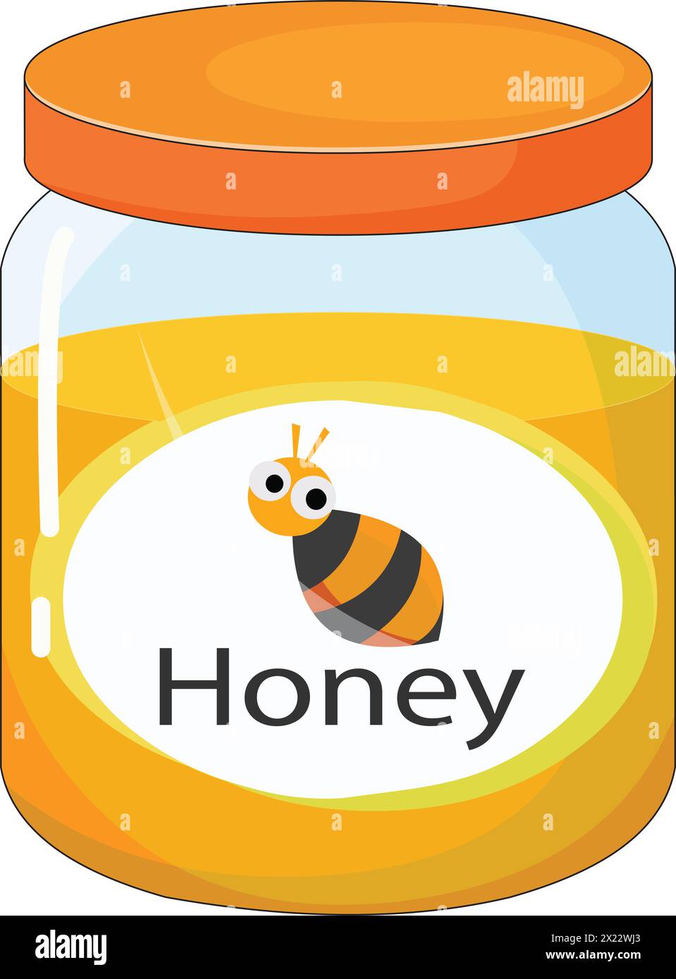 Honey vector illustration Stock Vector Image & Art - Alamy
