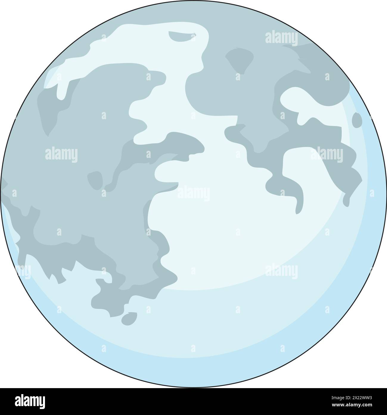 Phases of the moon illustration hi-res stock photography and images - Alamy
