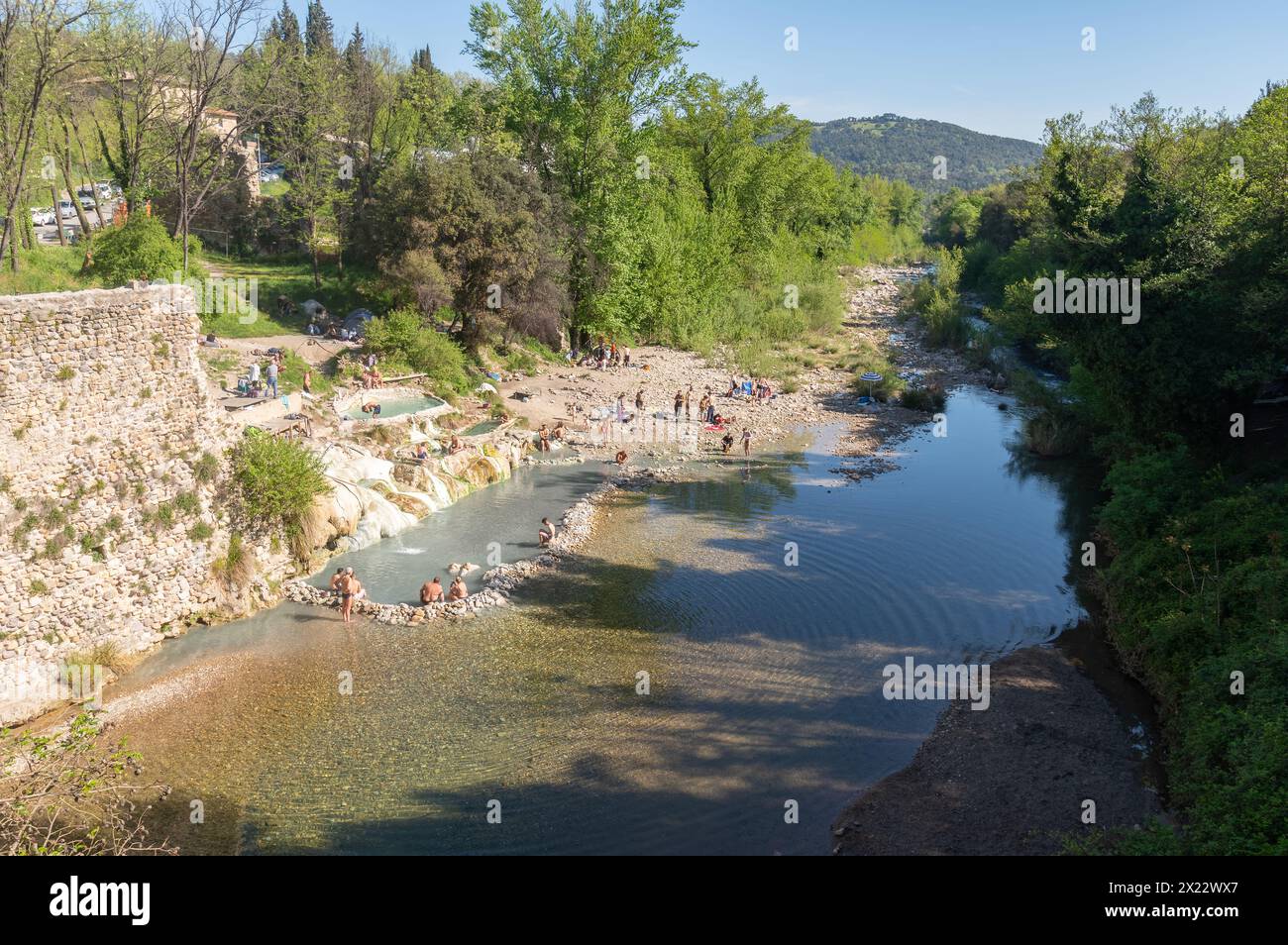 Bagni di Petriolo, Italy (14th April 2024) - The natural spa of ...