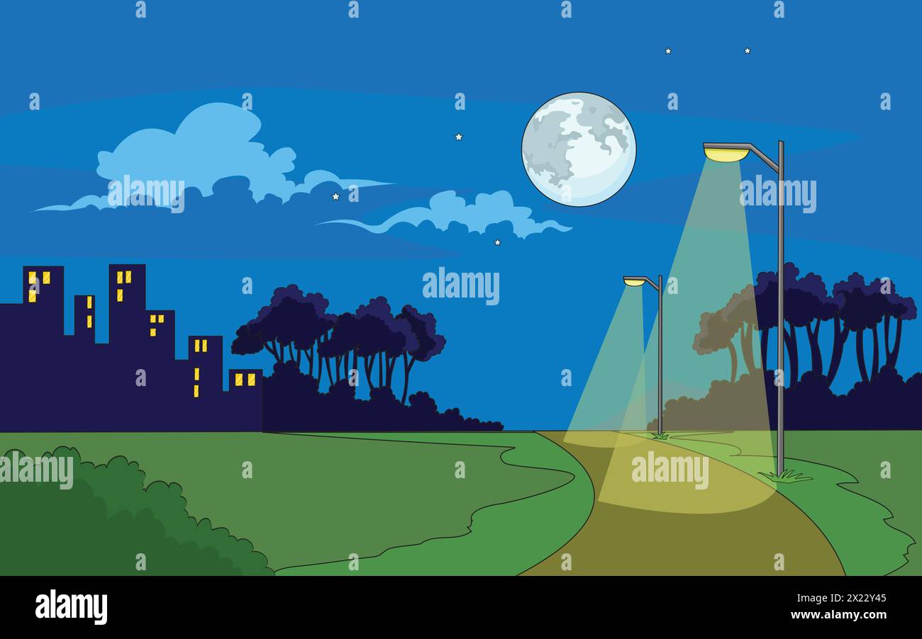 Road dark clouds Stock Vector Images - Alamy