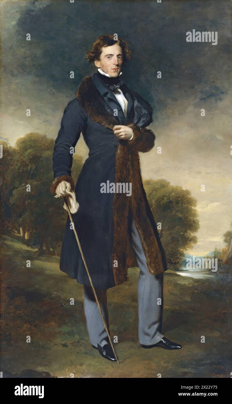 1820's portrait young man hi-res stock photography and images - Alamy