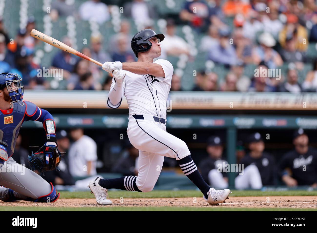 DETROIT, MI - APRIL 18: Detroit Tigers outfielder Kerry Carpenter (30 ...