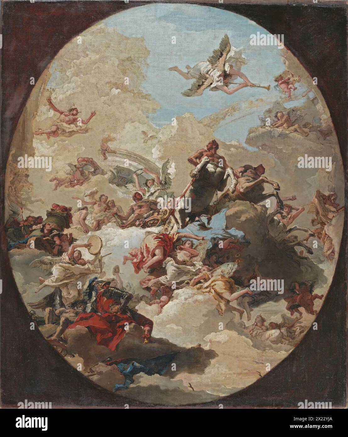 The Apotheosis of Hercules, 1765. The Apotheosis of Hercules, along ...