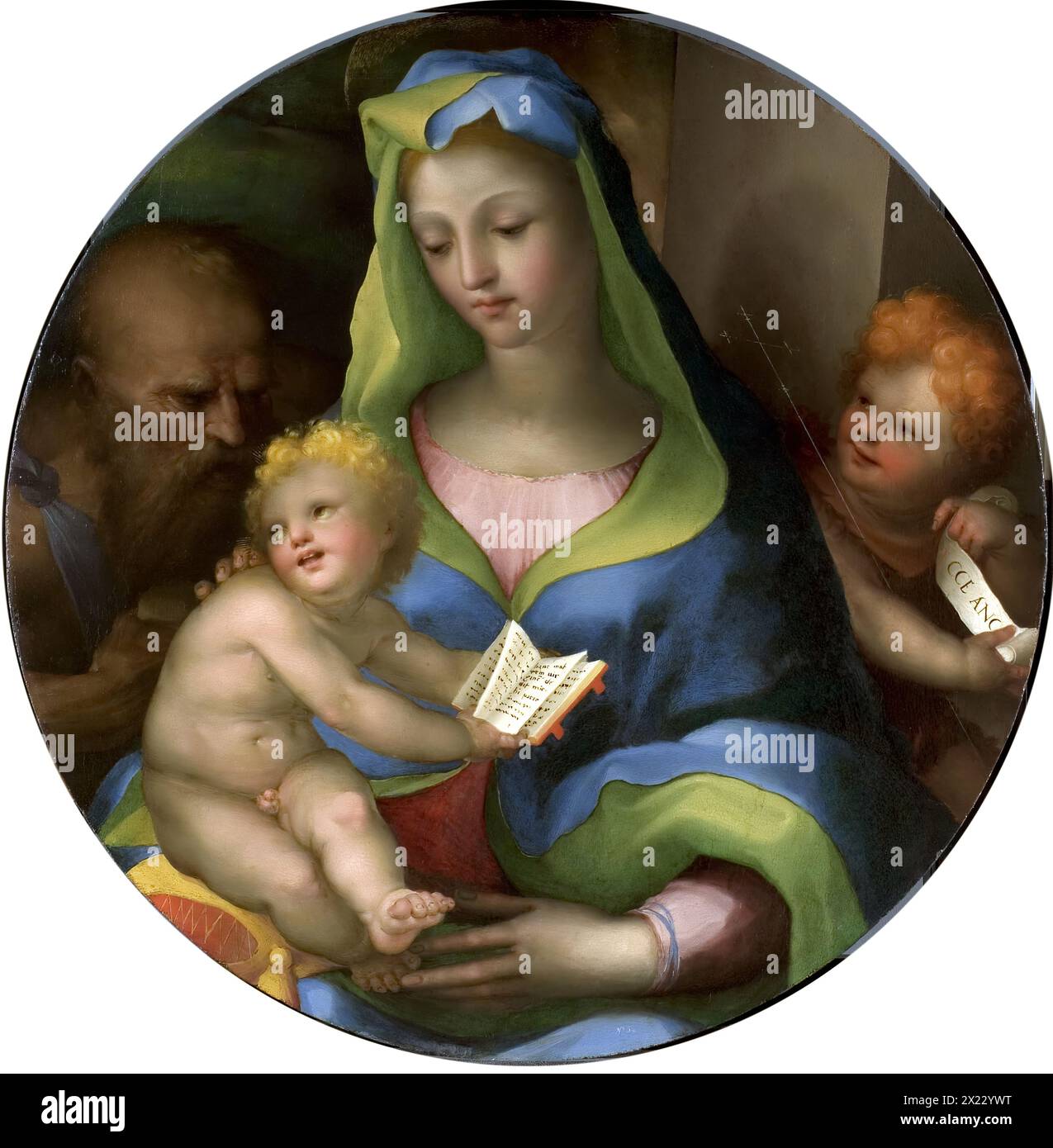 The Virgin and Child with the Infant Saint John and Saint Jerome, 1523 ...