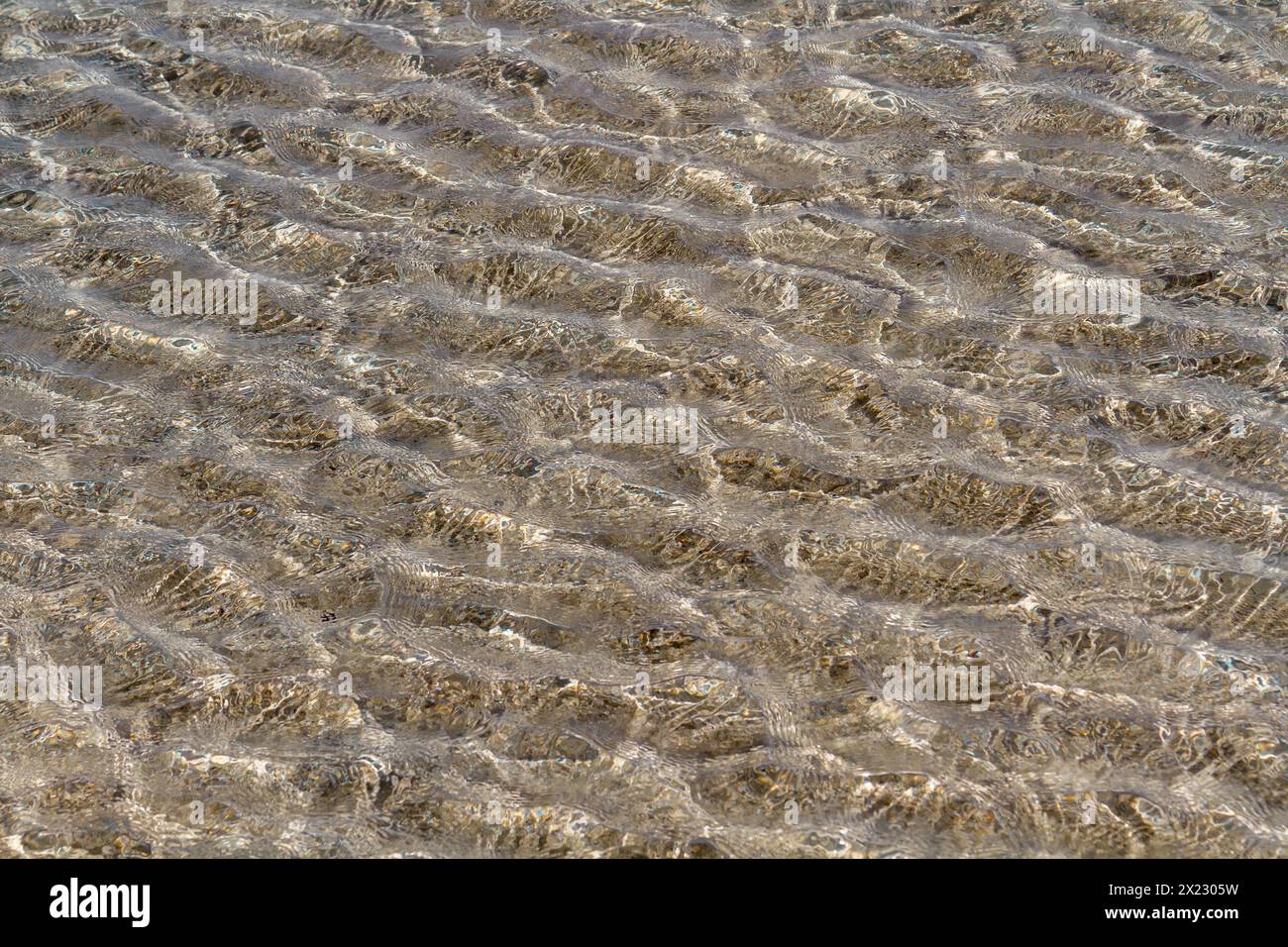 Wave pattern in shallow water, beach, texture, background, Costa Calma ...