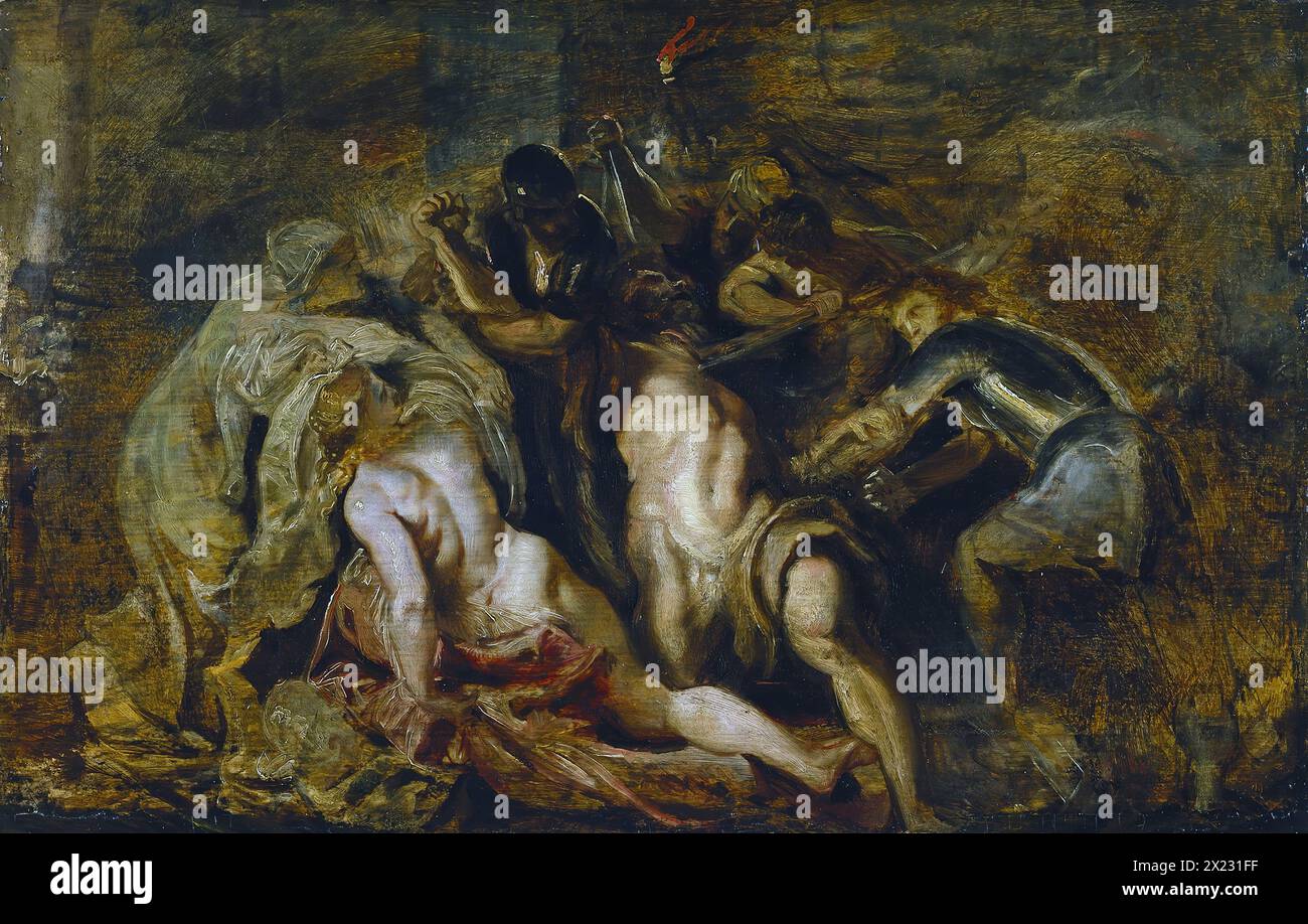 The Blinding of Samson, 1609. An episode from the life of Samson ...