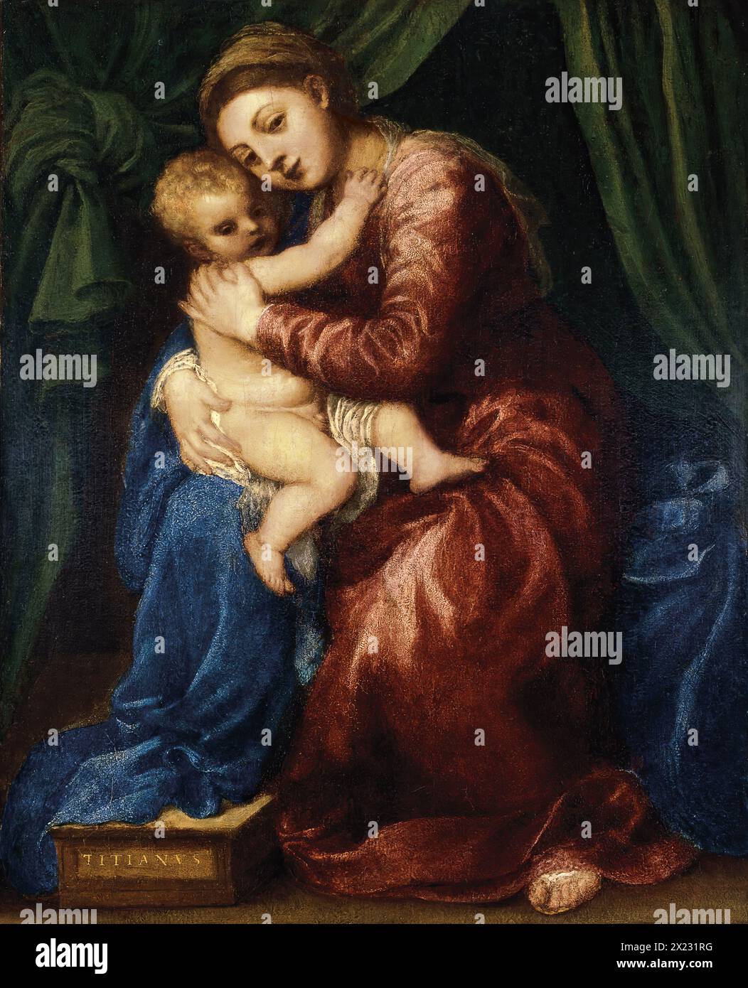 The Virgin and Child, 1540 Stock Photo - Alamy