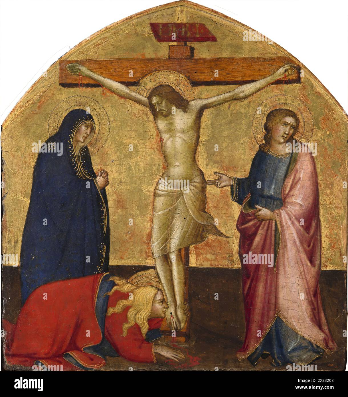 Italian gothic bible crucifixion hi-res stock photography and images - Alamy