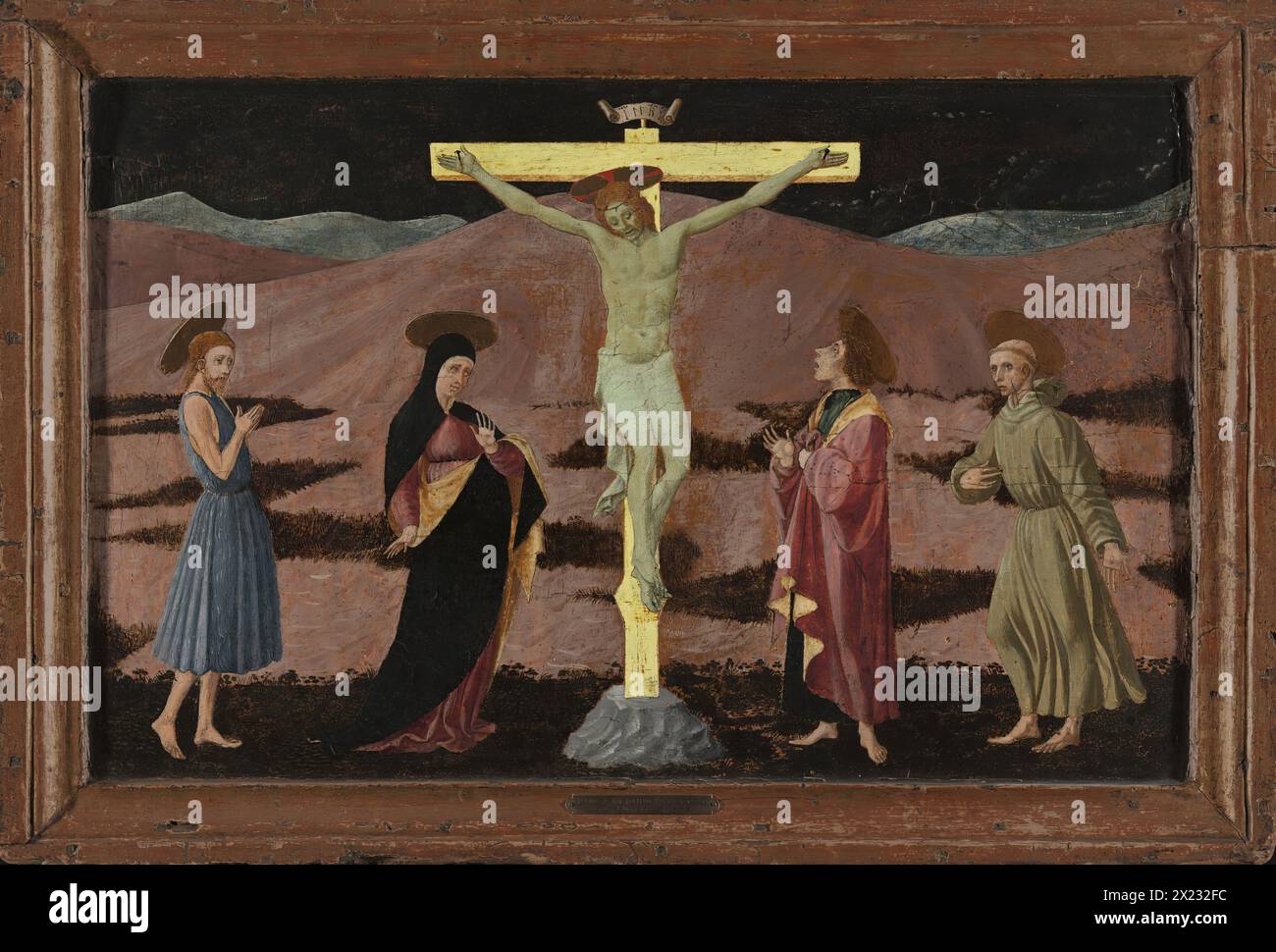 The Crucifixion with the Virgin, Saint John the Baptist, Saint John the Evangelist and Saint ...