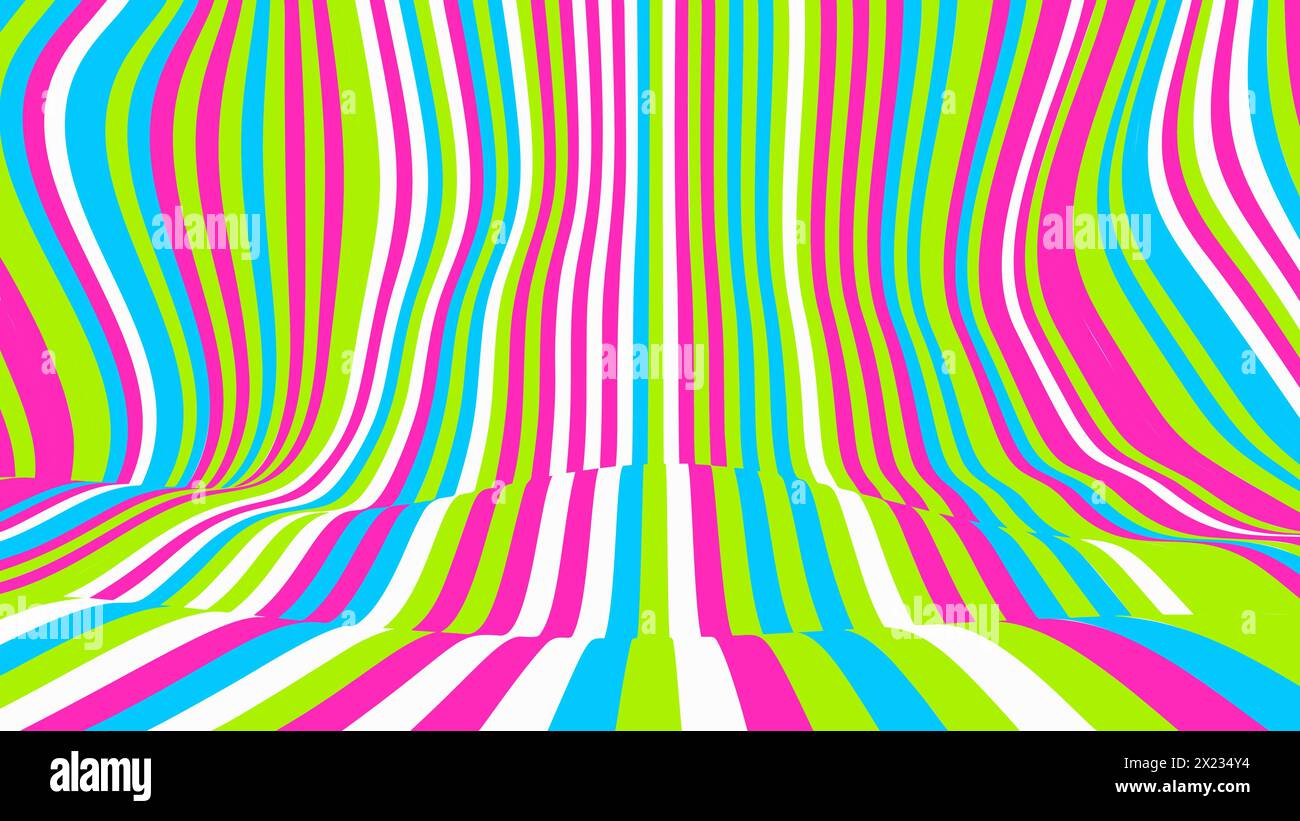 Abstract green and pink vertical waves design Stock Vector Image & Art ...