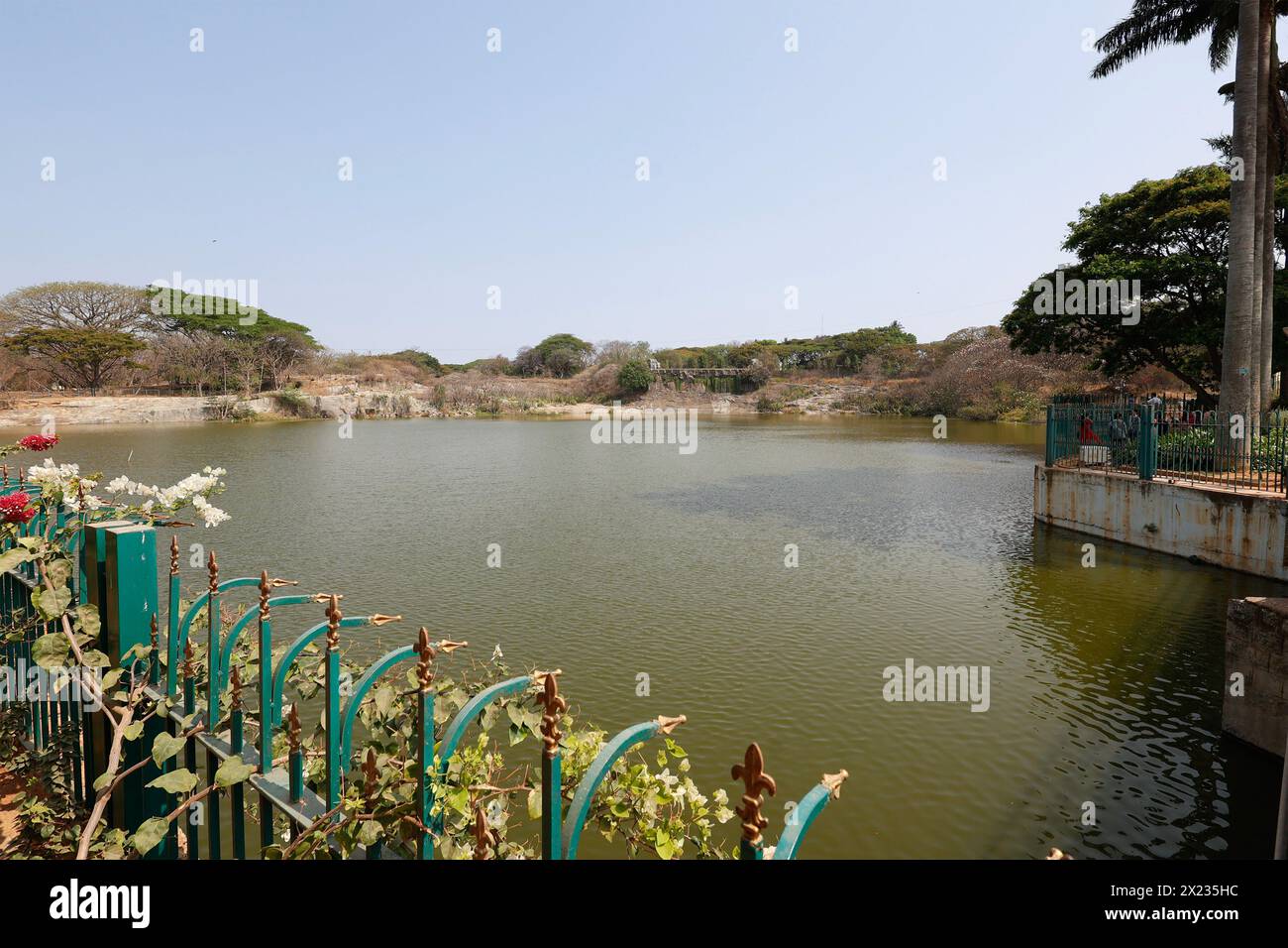 Lake in Lalbagh Botanical Garden, Bengaluru, Karnataka, India Stock ...