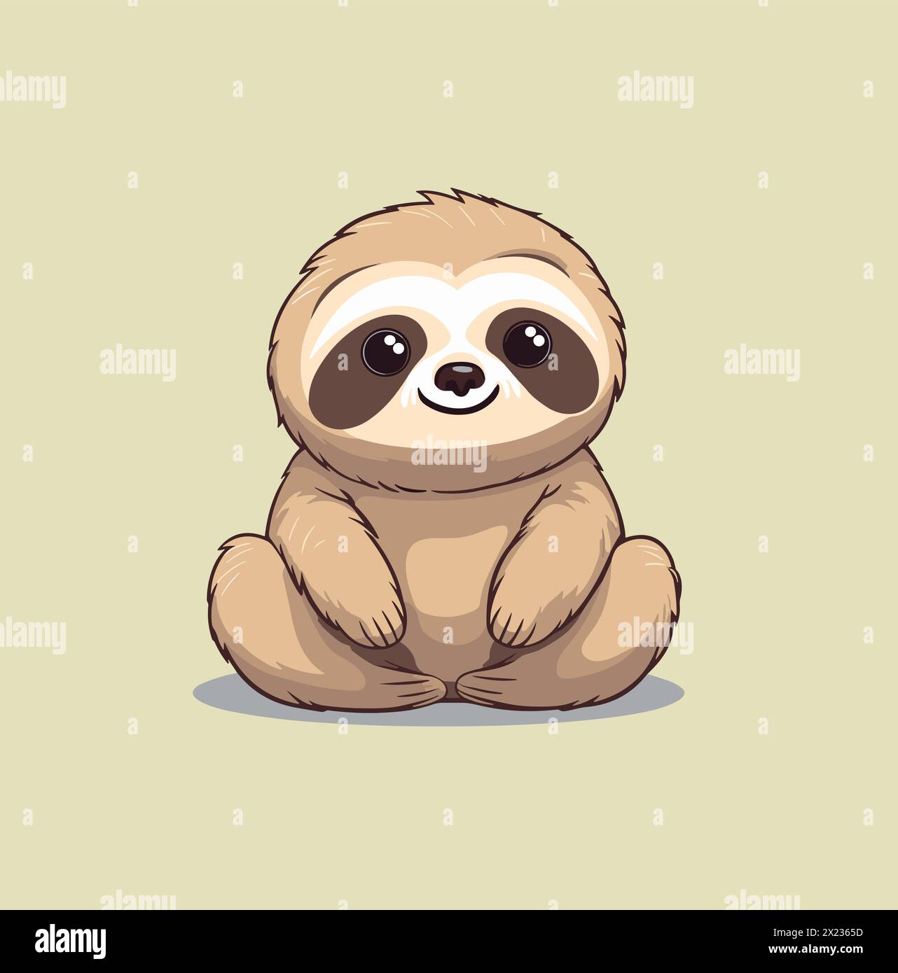 Sloth drawing hi-res stock photography and images - Alamy