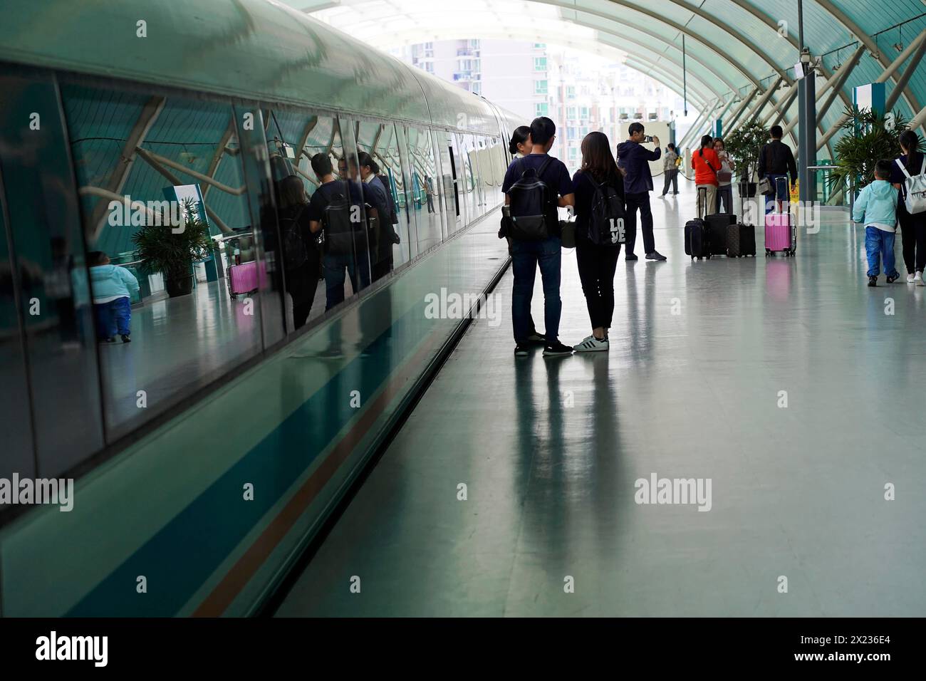 Shanghai Transrapid Maglev Shanghai Maglev Train Station Station ...