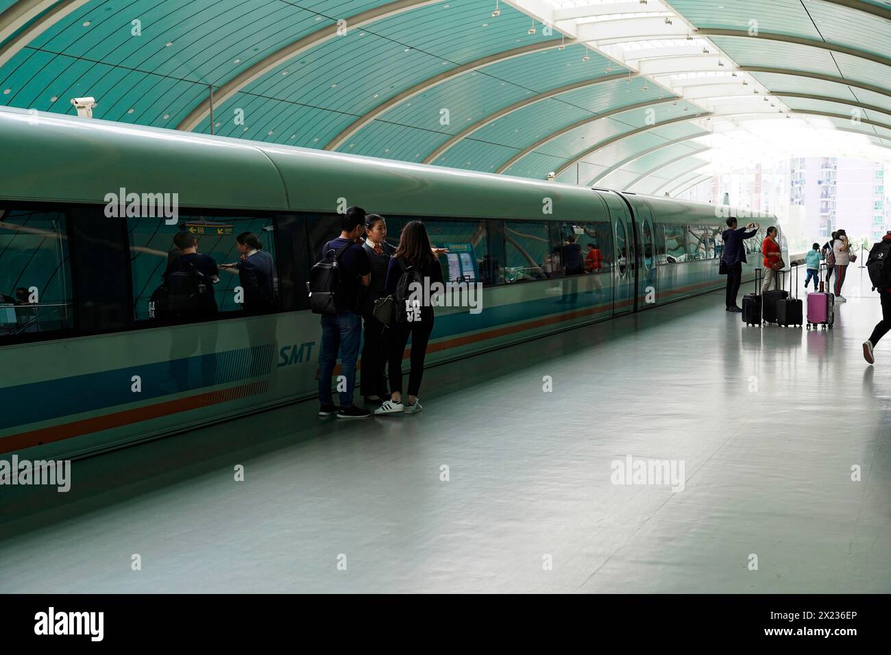 Shanghai Transrapid Maglev Shanghai Maglev Train Station Station ...