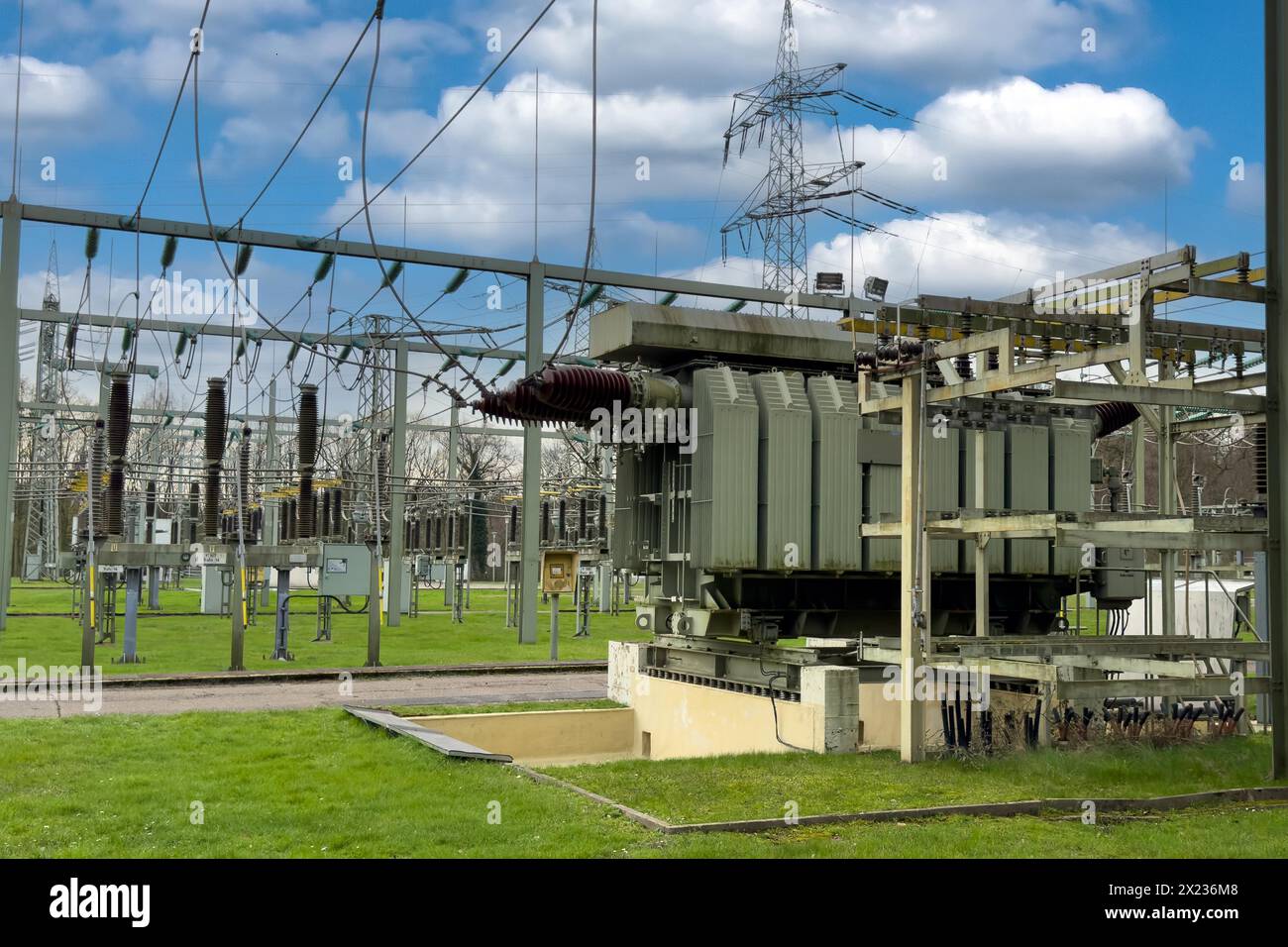 Substation substation part of electrical supply network with ...