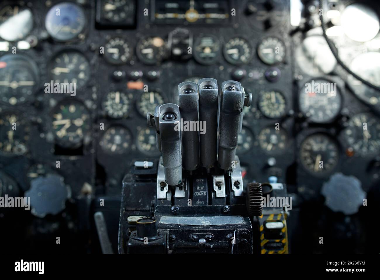 Fighter jet cockpit controls hi-res stock photography and images - Alamy
