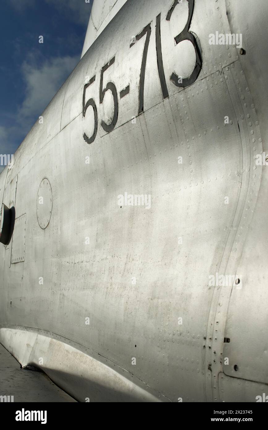 Side of a WW2 jet aircraft Stock Photo - Alamy