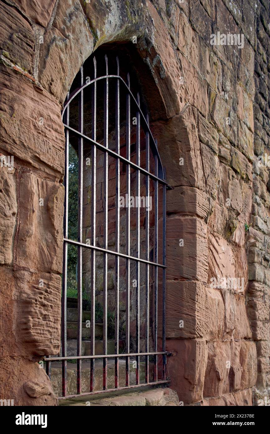 Blocked off Castle opening Stock Photo - Alamy