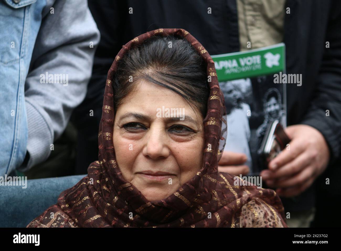 Former chief minister of Jammu and Kashmir and leader of Peoples ...