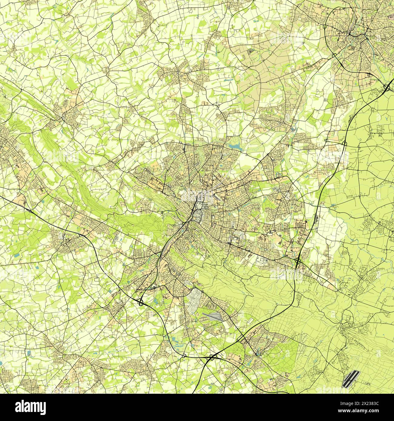Germany map highway Stock Vector Images - Alamy