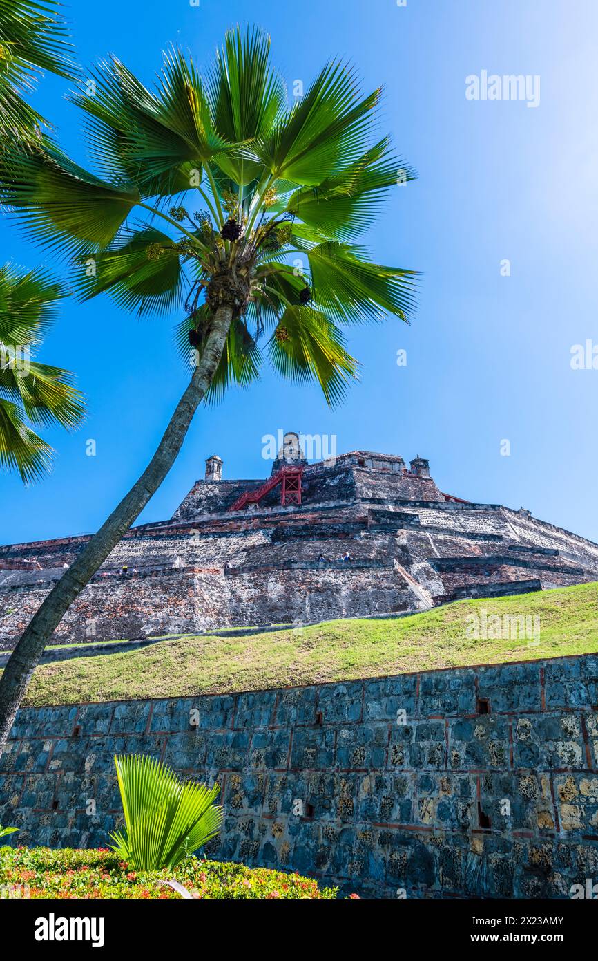 Fortress, Castle San Felipe de Barajas, Cartagena, Colombia, America ...