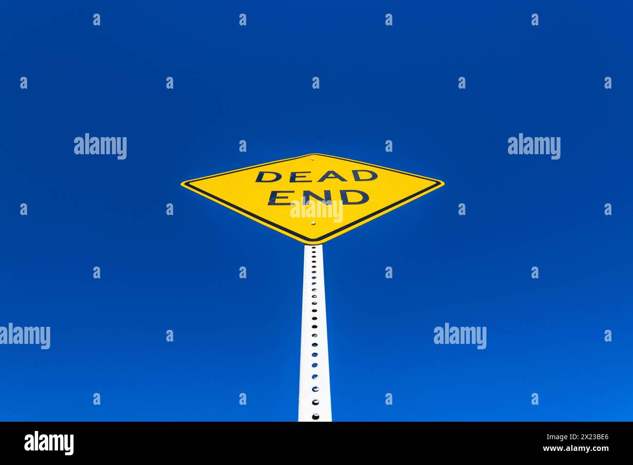 American dead end sign, Fort Myers Beach, Florida, USA Stock Photo - Alamy