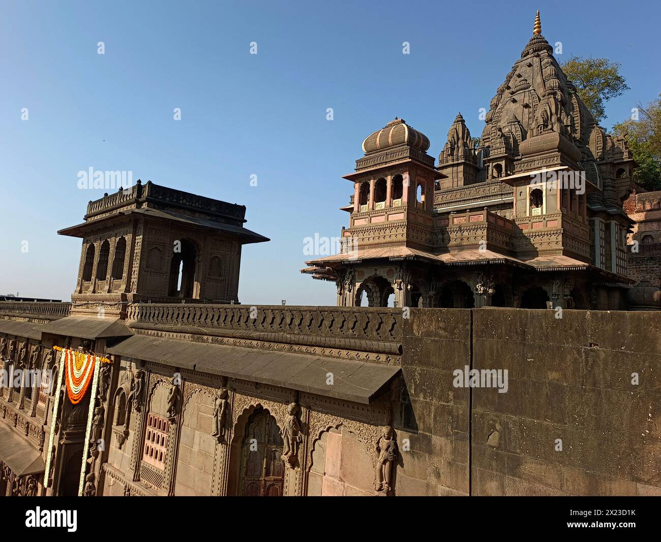 Maheshwar, Madhya Pradesh, India, 24 Feb 2024, Beautiful carvings and ...