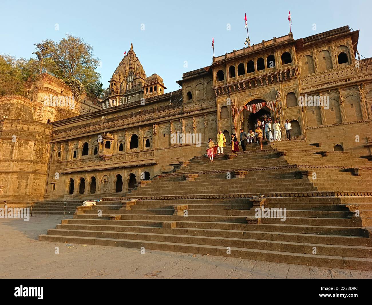 Maheshwar, Madhya Pradesh, India, 24 Feb 2024, Beautiful carvings and ...