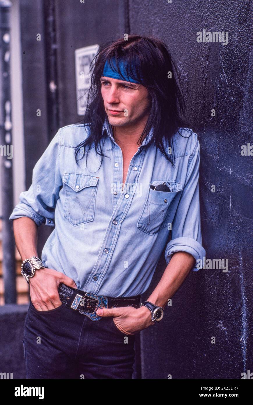 Phil Lewis Los Angeles, California 1991 Credit: Ross Pelton/MediaPunch ...