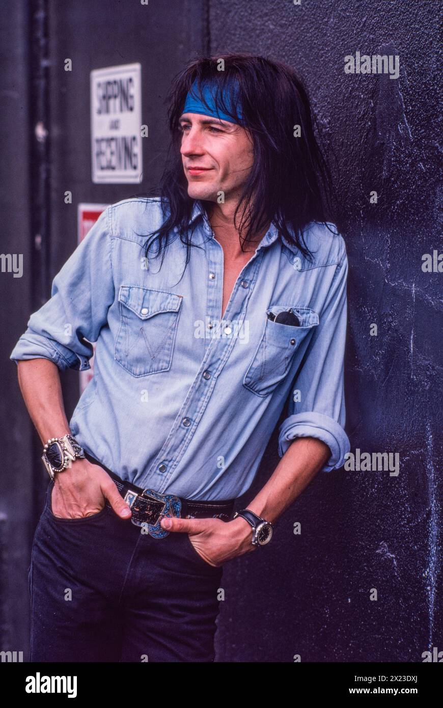 Phil Lewis Los Angeles, California 1991 Credit: Ross Pelton/MediaPunch ...