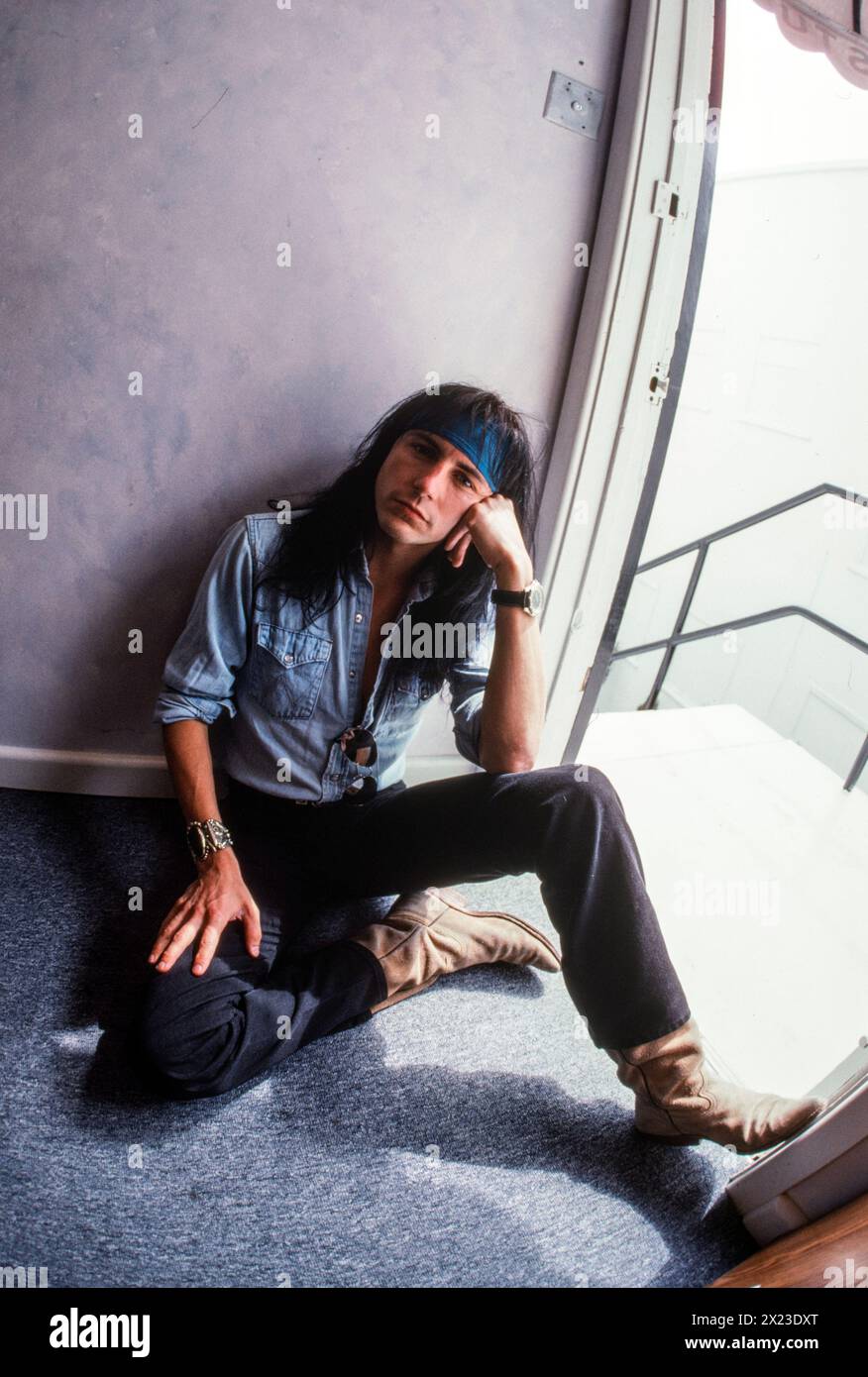 Phil Lewis Los Angeles, California 1991 Credit: Ross Pelton/MediaPunch ...