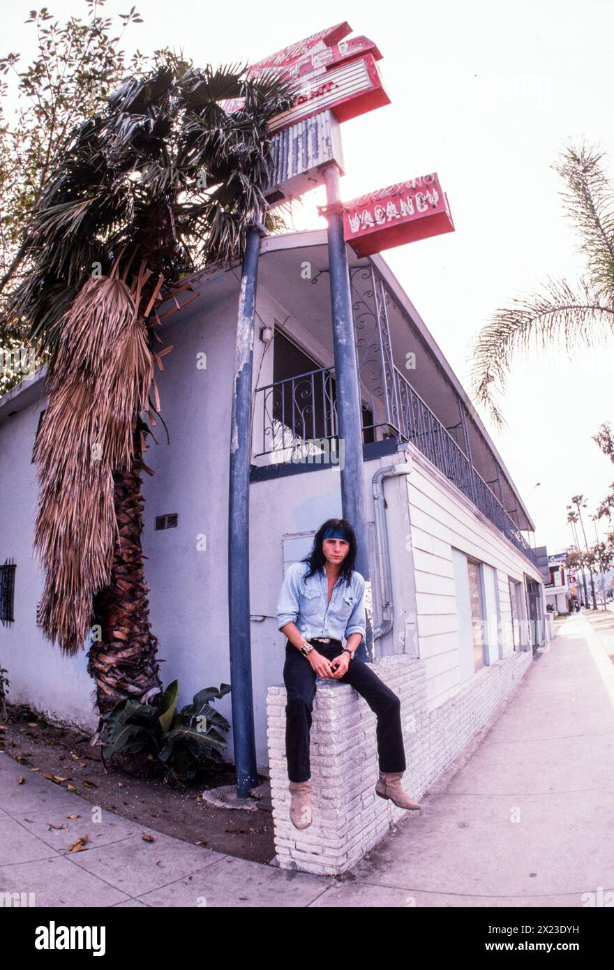 Phil Lewis Los Angeles, California 1991 Credit: Ross Pelton/MediaPunch ...