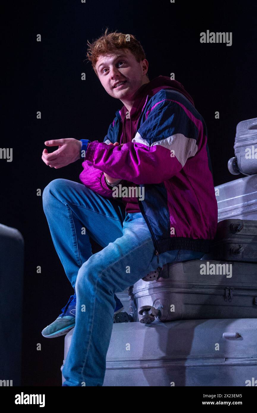 London, UK. 19 April 2024. Sam Tutty as Dougal (pictured) and Dujonna ...