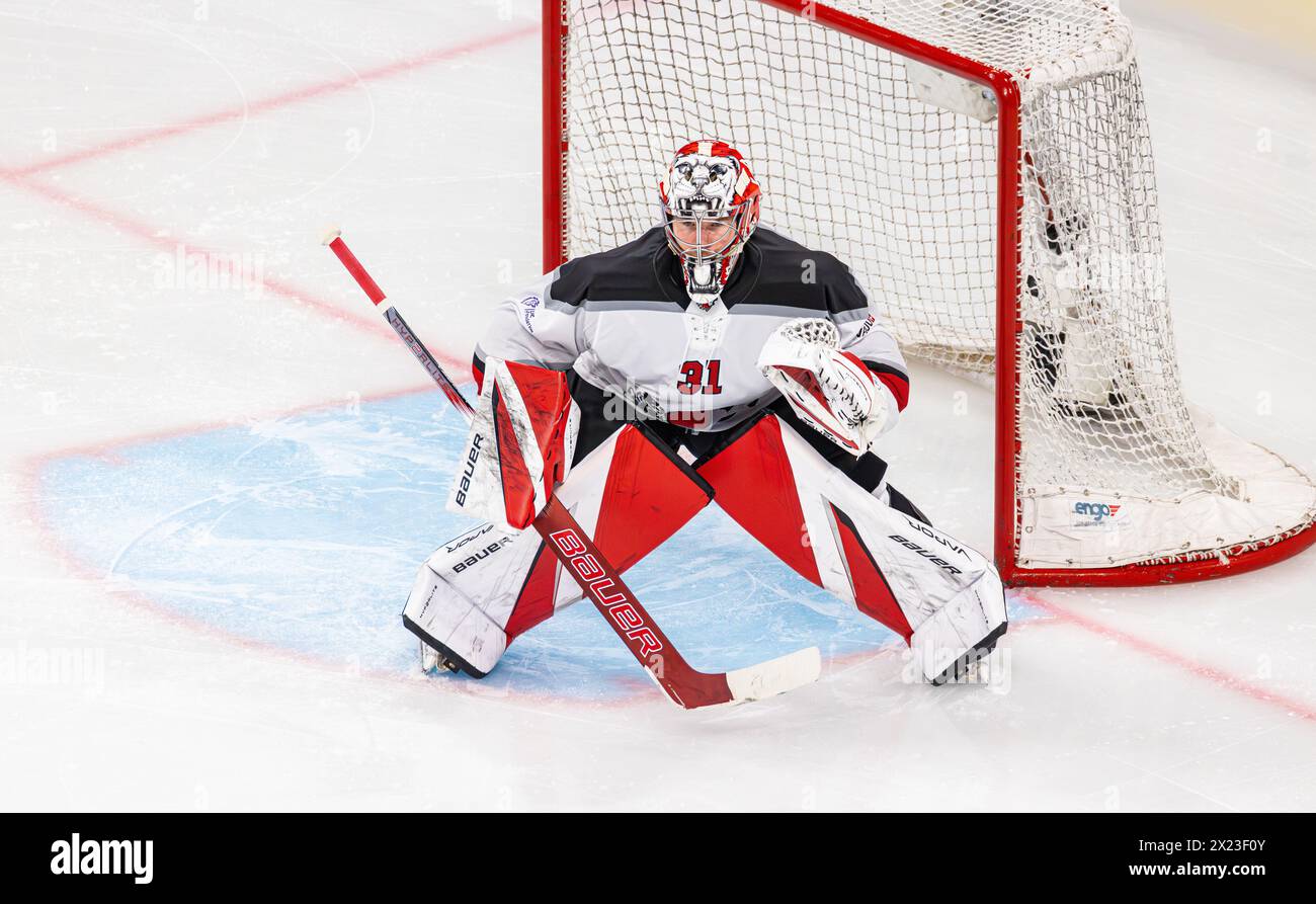 Zurich, Switzerland, 16th Apr 2024: #31 Connor Hughes, goalkeeper ...