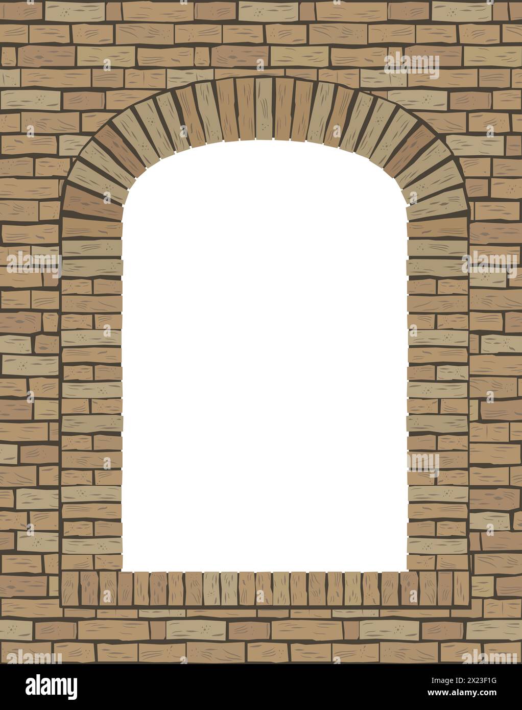 Seamless texture of brick window arch Stock Vector Image & Art - Alamy
