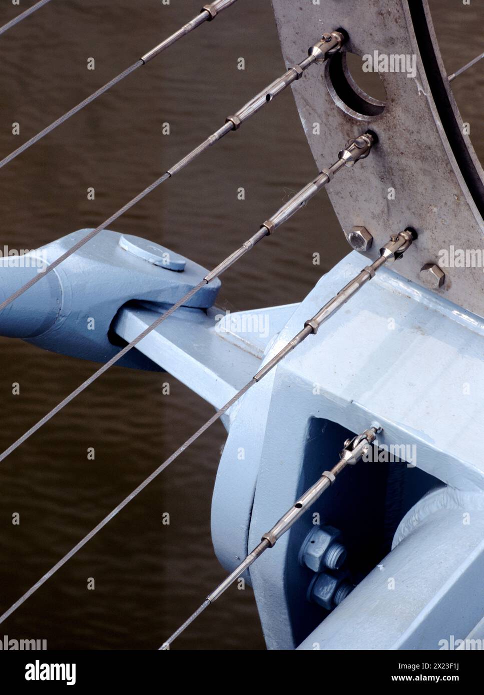 S-shaped Valentine Bridge, Temple Meads, Bristol, England, UK Stock ...