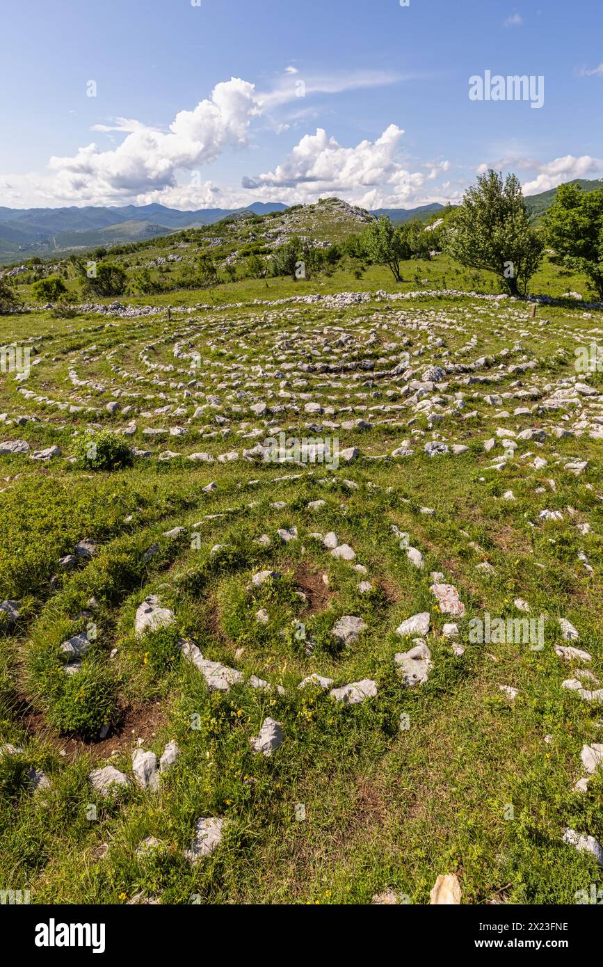 The Nebeski labirinti near Vidikovac Sviba, Eyes of Vinodol, Croatia ...