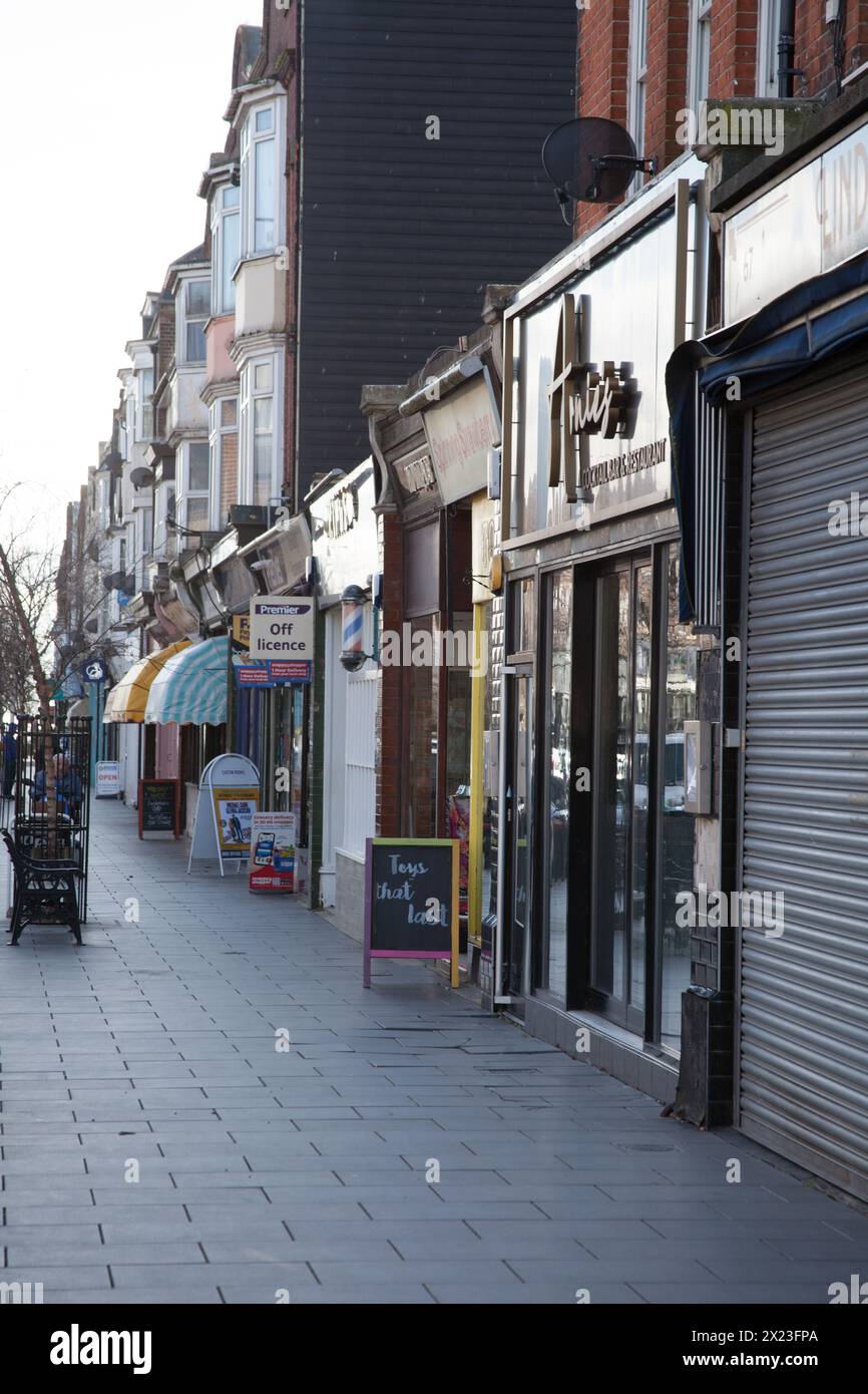 Views of the shops in Frinton, Essex in the United Kingdom Stock Photo ...
