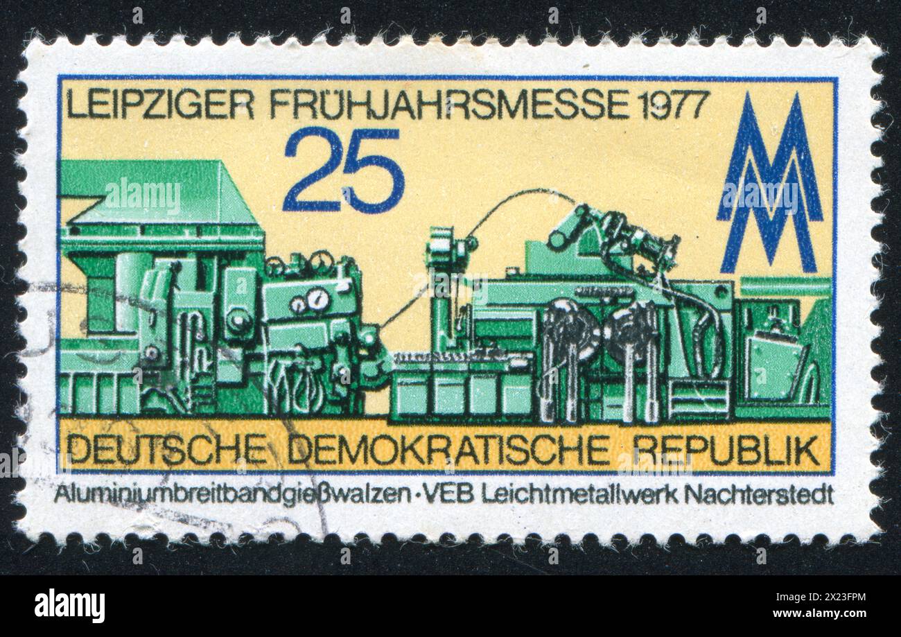 GERMANY - CIRCA 1977: stamp printed by Germany, shows Wide aluminum ...