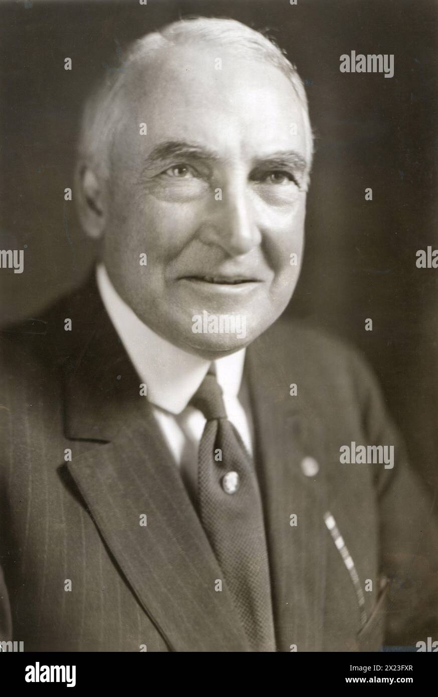 President Warren G. Harding Stock Photo - Alamy