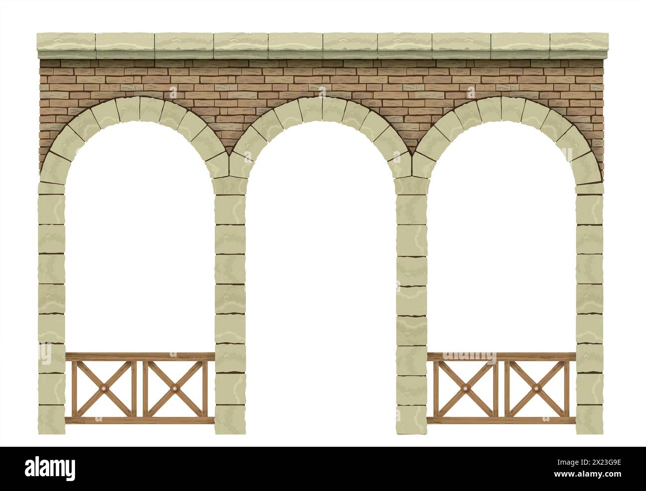 Classic antique stone biege arch Stock Vector Image & Art - Alamy