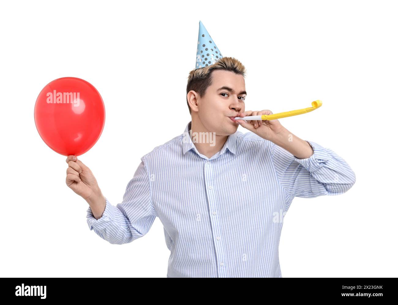 Balloon blower hi-res stock photography and images - Alamy
