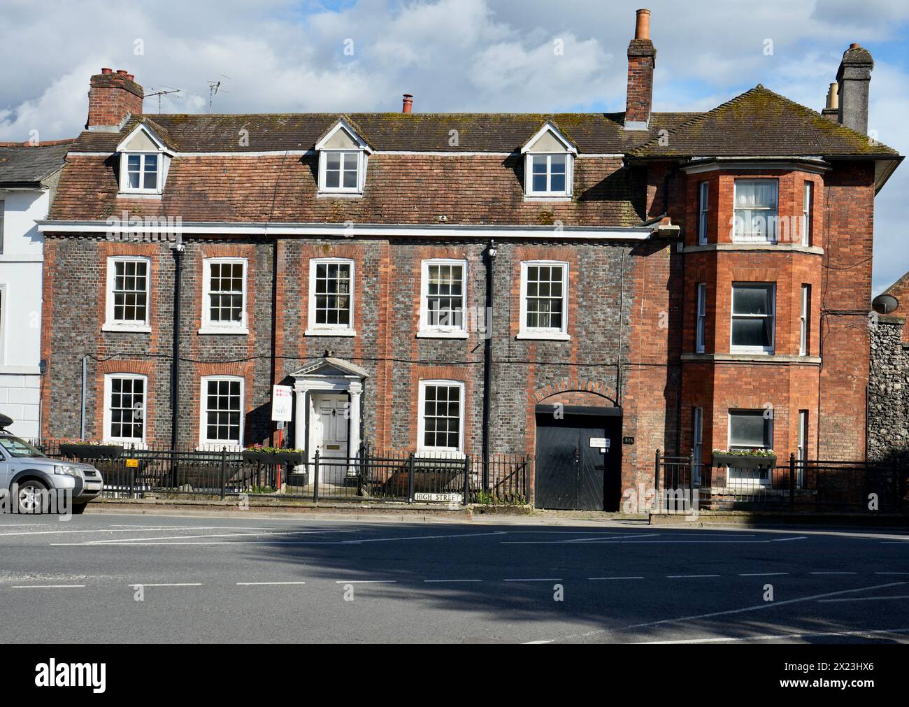 Wykeham House, a Grade II listed Victorian town house Stock Photo - Alamy