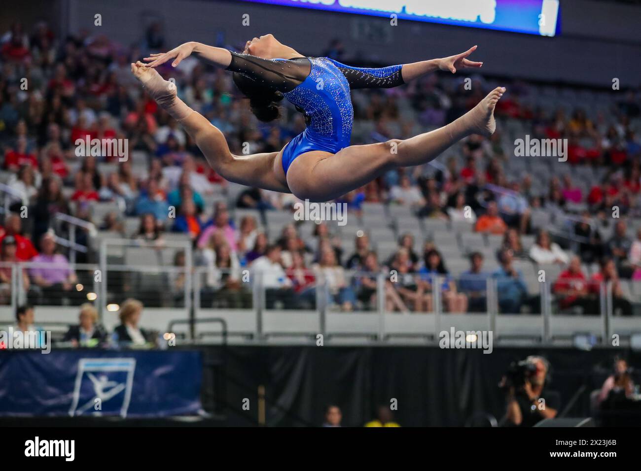 Fort Worth, Texas, USA. 18th Apr, 2024. University of Florida gymnast ...